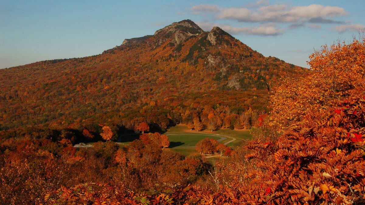 Fall foliage on display at Grandfather Mountain