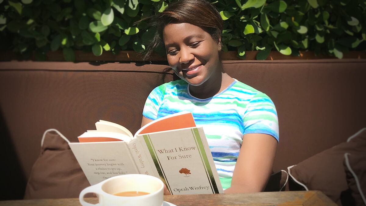 What Erica Bryant is reading off-screen