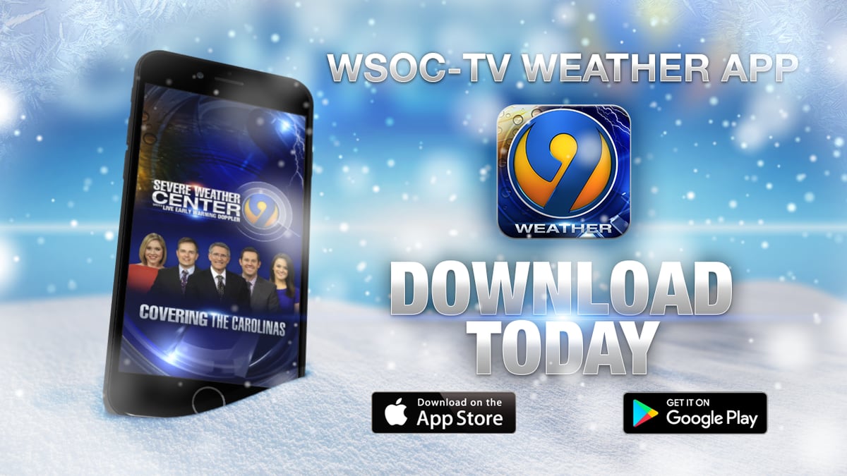 Track the winter storm with the free WSOC-TV Weather app