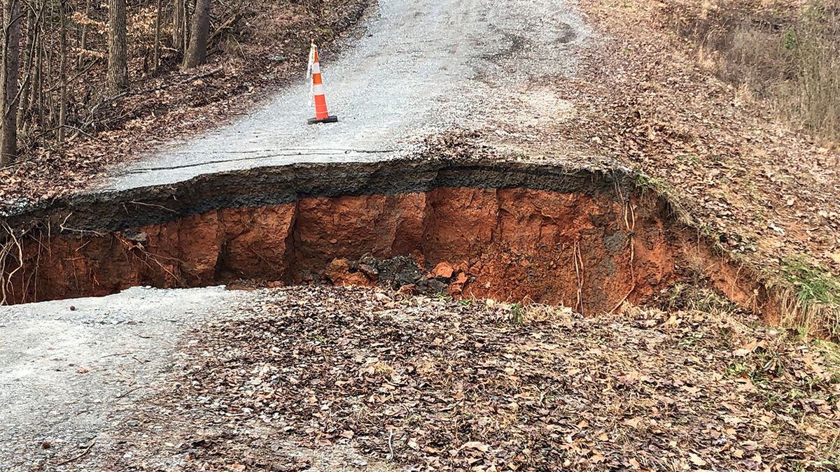 Collapsed culvert, road traps nearly a dozen families in Lincoln County ...